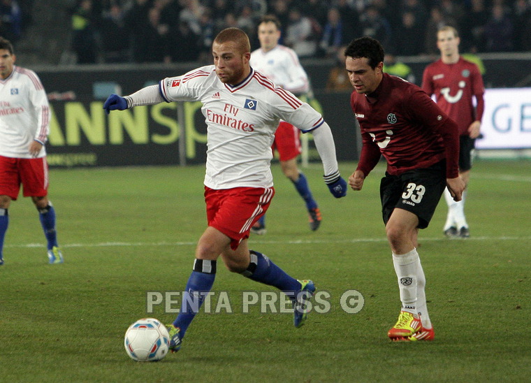 분데스리가 14R 함부르크sv vs 하노버96 - 1 대 1 무승부 8
